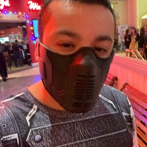 3d Printed Winter Soldier Mask, Bucky Barnes, Bucky Winter Soldier ...