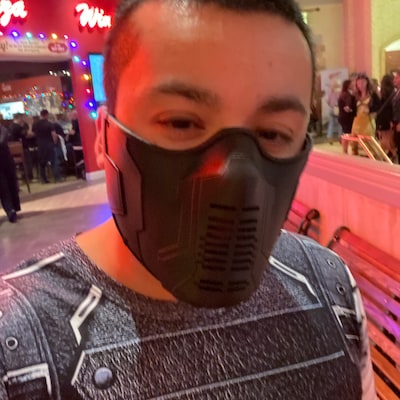 3d Printed Winter Soldier Mask, Bucky Barnes, Bucky Winter Soldier ...