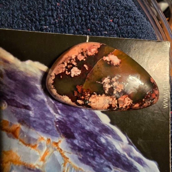 Pear Shape Matrix Opal 22 X 17 X 8 Mm 22 Carats, Black Opal, Australian ...