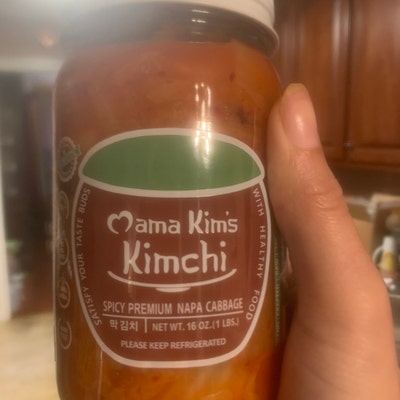 Mama Kim's Kimchi 32 Oz NO Msg, FRESHLY MADE Premium Spicy Napa Cabbage ...