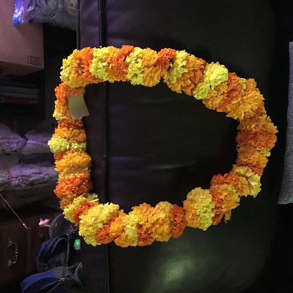 Fresh Marigold Garland: Farm Direct Cempasuchil Flowers, Ceremonial ...