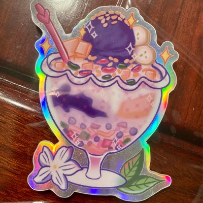 Holographic Buko Pandan Filipino Dessert Sticker Planner Journal Food ...