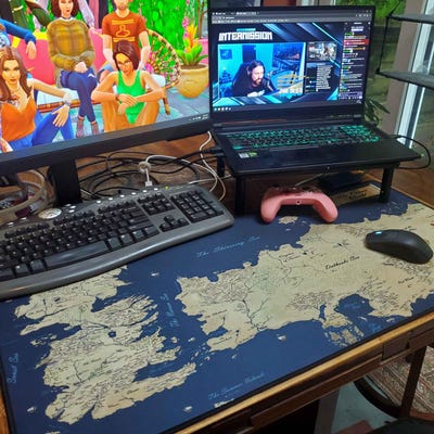 Reclaimed Wood Texture Desk Mat, Wood Mouse Pad, Mouse Pads, Large ...