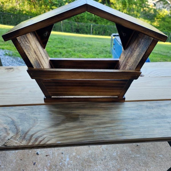 Dove Nesting Box, Large Nesting Box, Dove House, Torched Finish Nesting ...