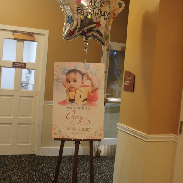 Custom Baby Shower Foam Board Poster Sign, Baby Shower Custom Printing ...