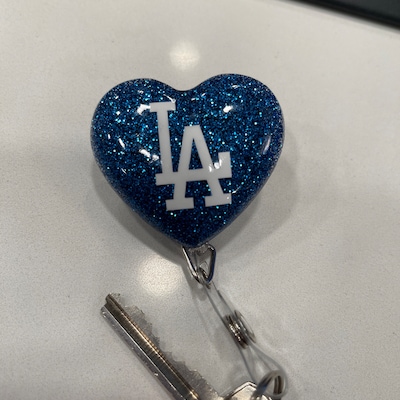 Los Angeles Dodgers Keychain - Etsy