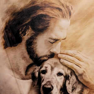 Jesus and Your Dogs Digital Files Personalized Your Dog Safe in the ...