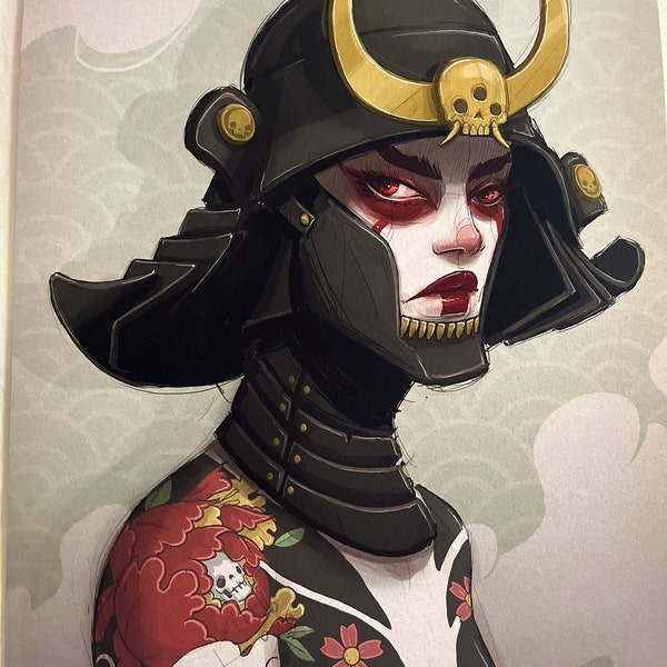 Yokai III: Ronin - Fine Art Print - 9x12 - Etsy