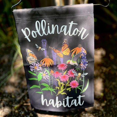 Pollinator Friendly Native Plant Pollinator Garden Flag Sign, Native ...