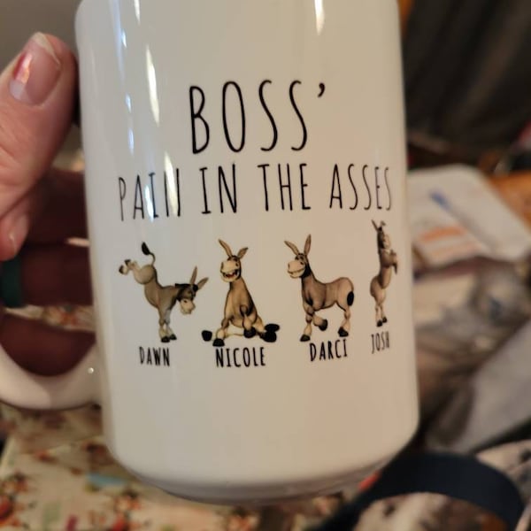 Funny Boss Gift Personalized Gifts for Boss, Fun Boss Mug for Women ...