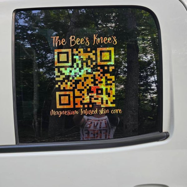 Design Your Own QR Code, Design Your Own Window Sticker, Custom Window ...