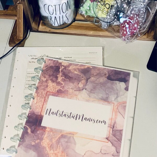 Discbound Color Street Planner for Stylists | Color Street Business ...