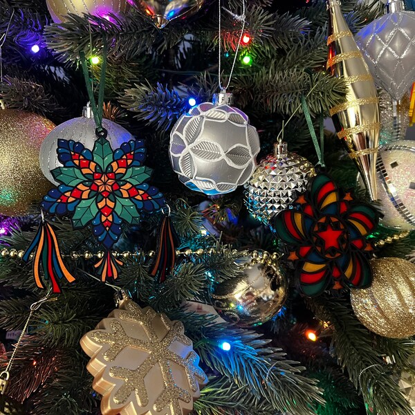 Filipino Parol Wood Ornament - Multi-colored 2 - 2022 - Etsy