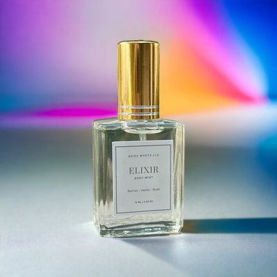 Luxury Perfume Bottle Label Design, Printable Perfume Labels, Custom ...