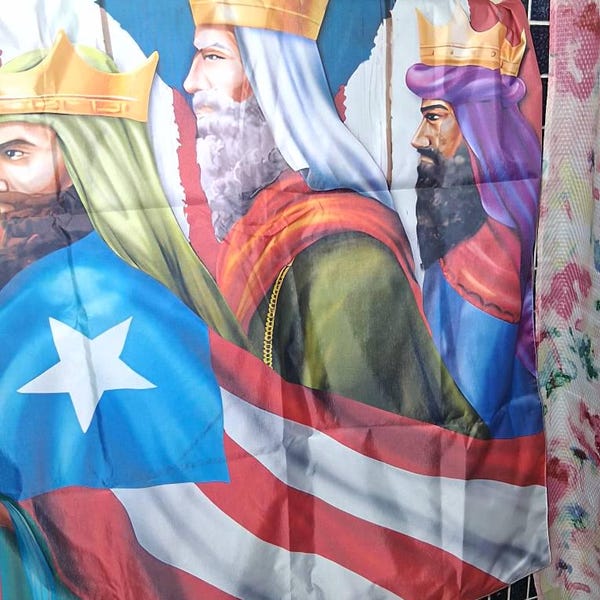 Three Kings Puerto Rico Flag, Three Wise Kings Flag, Puerto Rico Flag ...