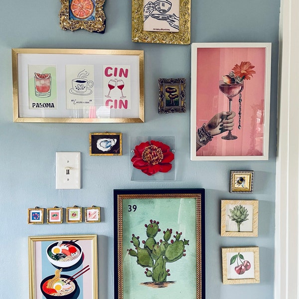 Kiss Lips Wall Art, Pink Lips Print, Trendy Digital Prints, Preppy Dorm ...