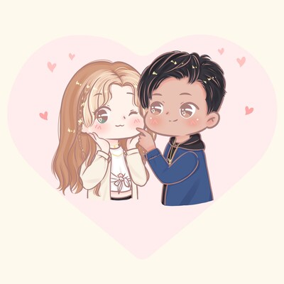 Custom Kawaii OC Portrait Cute Chibi Y2K Anime Cartoon - Etsy