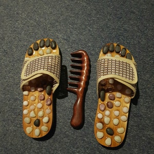 Handmade Wooden Hair Comb Scalp Massager - Etsy