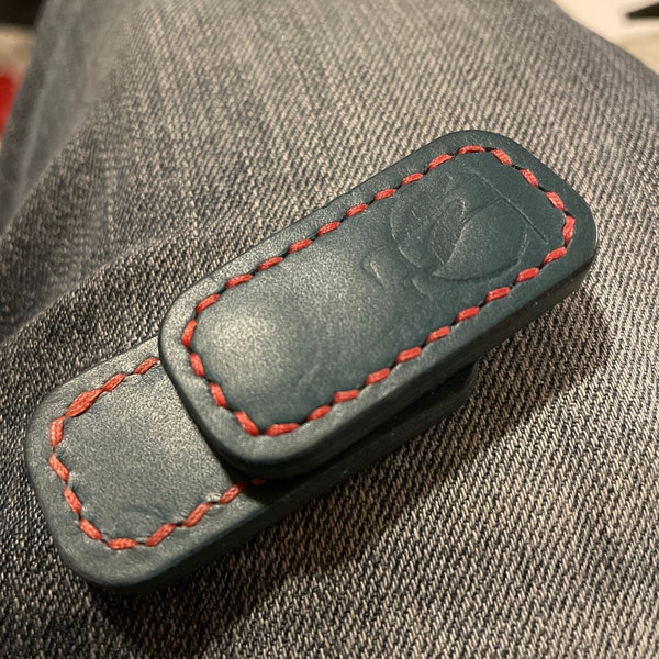 Leather Magnetic Slider Fidget, 3 Magnets Version - Etsy