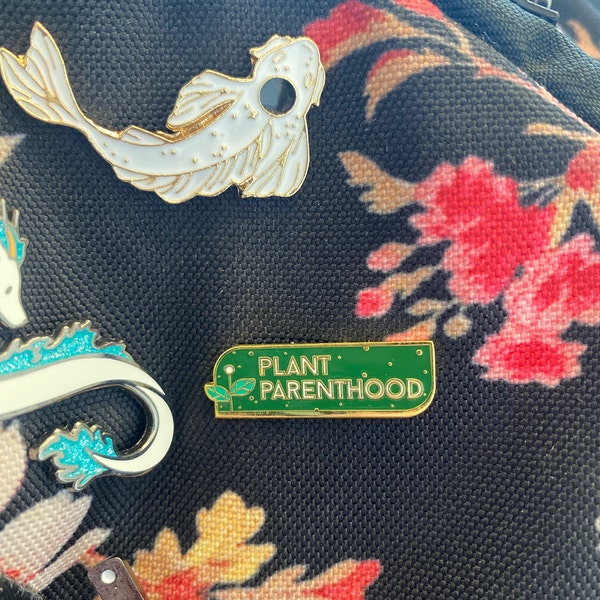 Plant Parenthood Enamel Pin | Plant Parent Pin | Plant Pin | Houseplant ...