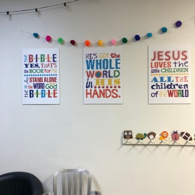 He's Got the Whole World in His Hands. Nursery Decor. Kids Room Decor ...