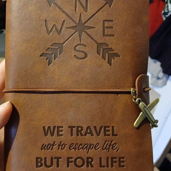 Personalised Travel Journal Notebook | Ultimate Travel Gift | PU ...