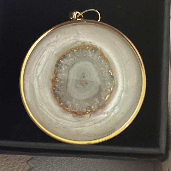 Extremely Powerful 5G EMF Orgonite Protection Necklace, Solar Quartz ...