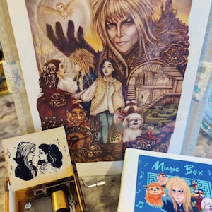 Labyrinth Music Box Hand-cranked Music Box Fantasy Music Box Mini ...