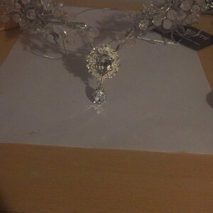 Silver Halo Crown Headpiece, Silver Elven Diadem, Elvish Flower Crown ...