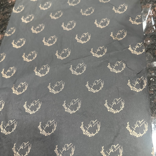 500PCS CUSTOM Tissue Paper, Custom Printed Tissue Paper, Custom Logo ...