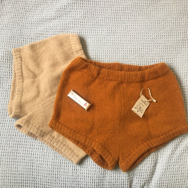 Woolen Warm Shorts | Merino Wool Shorts | Hand Knitted Shorts - Etsy