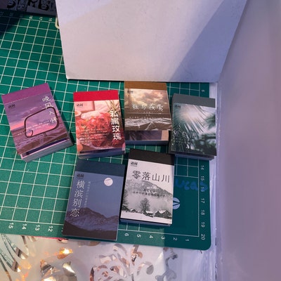 Landscape Sticker Book Journal Supplies Aesthetic Stickers Picture ...