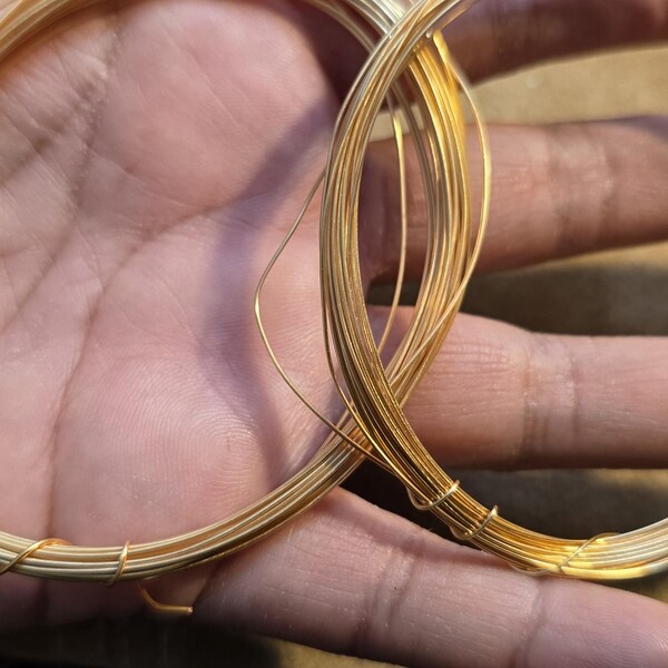 Gold Plated Non Tarnish Beading Wire for Craft Supply Copper Wire ...
