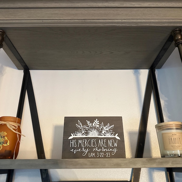 Scripture of the Week Framed Wood Sign, Memory Verse Wall Art ...