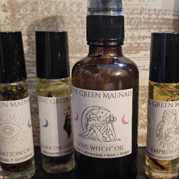 Love Witch Oil ~ Intention Oil, Ritual Oil, Love Witch Perfume, Love ...