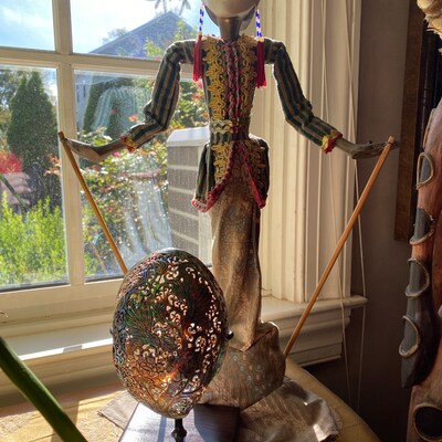 Hand Carved Pearl Mussel Clam Shell XL Size,hummingbird Theme,real and ...