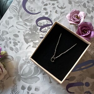 Block Name Necklace, Name Necklace With Curb Chain, Personalized Name ...