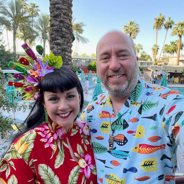 Tiki Swizzle Stick Hala Kahiki Mini Half Crown Sloth Love Punk Dapper ...