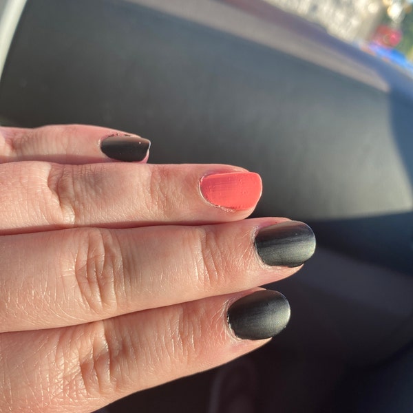 Total Eclipse One Coat Black Nail Polish by Kbshimmer - Etsy