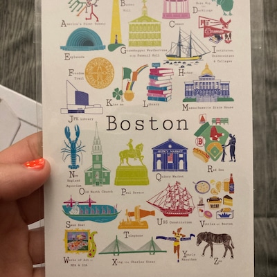 Atlanta Georgia A to Z Wall Art Print, by Chufish Studio Abcs/alphabet ...