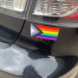 LGBTQ Pride Flag Static Cling Windows Mirrors Car Windows - Etsy