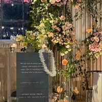 Modern White Flower Menu Handmade Paper Menu Handmade Paper Menu Floral ...