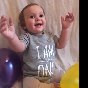 I Am One 1st Birthday Kids Tshirt Birthday Gift Party Child - Etsy