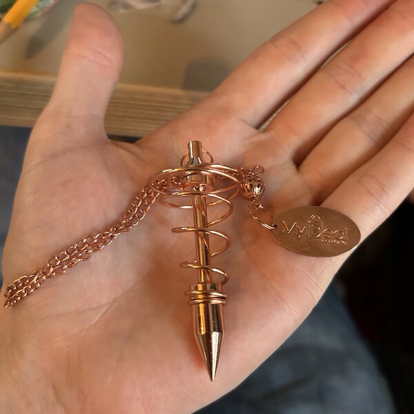 Solid Copper and Brass Dowsing Rods for Tracing Spritual Energy Chi ...