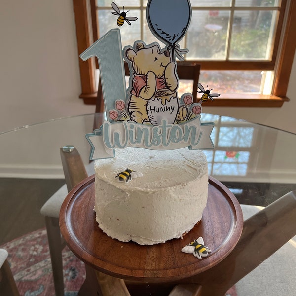 15 HONEY BEES EDIBLE Sugar Cupcake or Cake Toppers - Bee Decorations ...