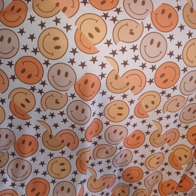 Neutral Smiley Face Seamless Pattern Background Paper - Etsy