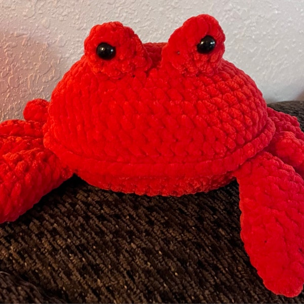 NO-SEW Crab Plush Crochet PATTERN - Etsy