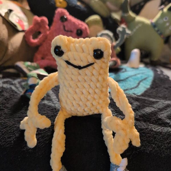 Crochet Pocket Frog Plushie ~ Mini Frog ~ Froggy ~ Stuffed Animal ...