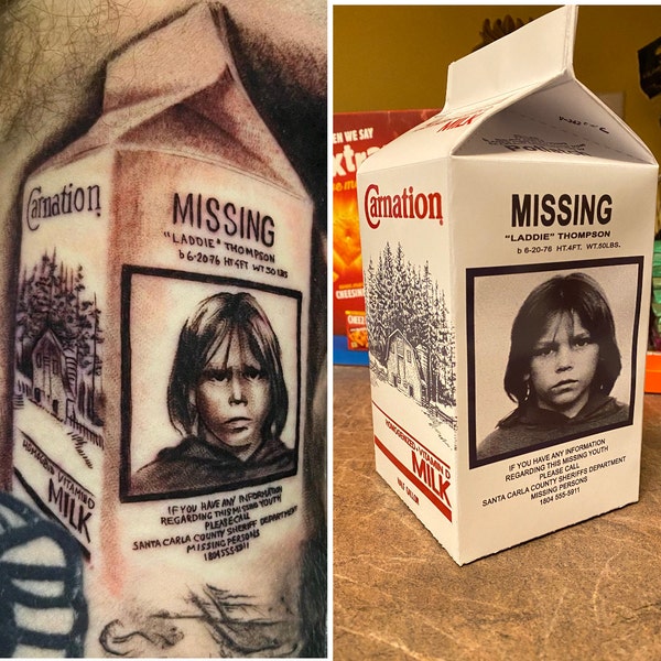 Lost Boys Replica "laddie Thompson" Milk Carton Horror Prop - Etsy