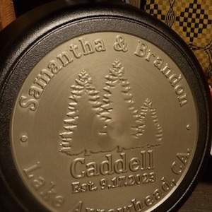 Personalized/custom Cast Iron Skillet - Etsy